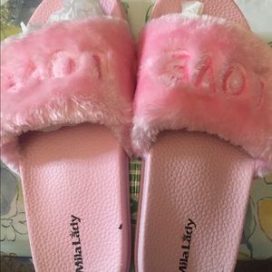 mylady | Shoes | New Pink Supper Cute Slides | Poshmark
